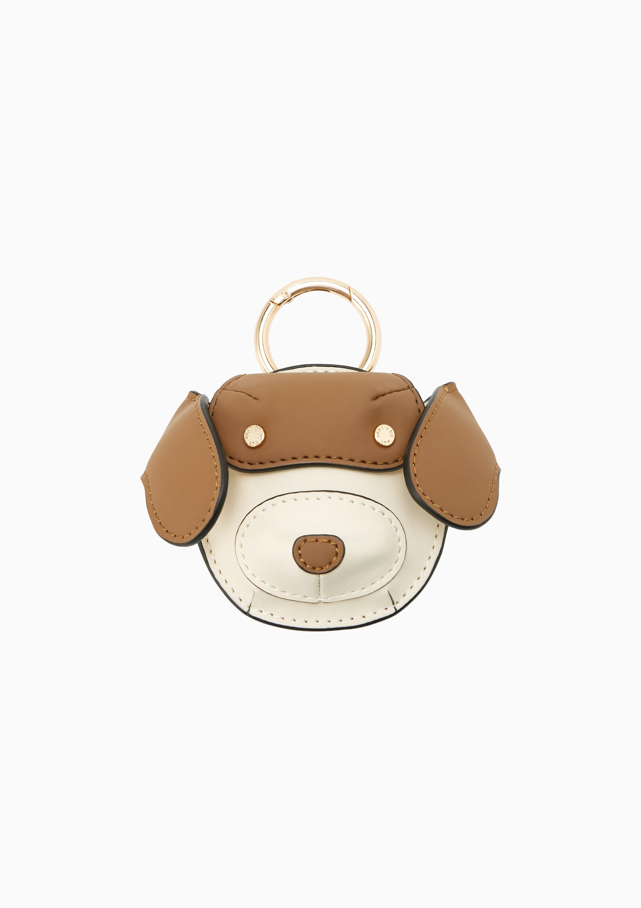 Chien Keychain Brown